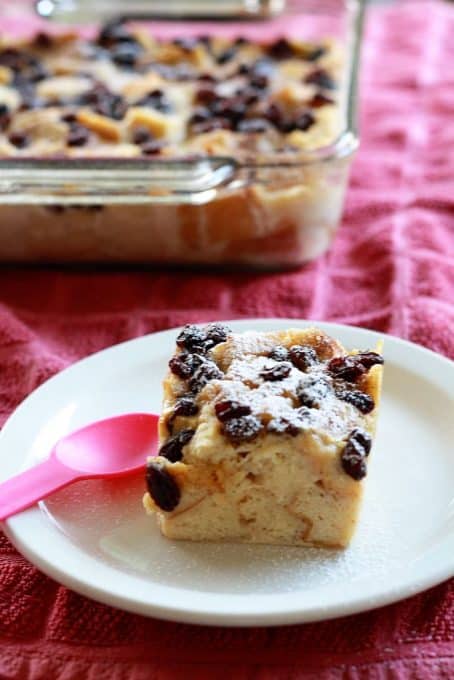 Traditional Birthday Bread Pudding | Jessica in the Kitchen