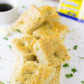 Garlic and Rosemary Focaccia Bread - Jessica In The Kitchen