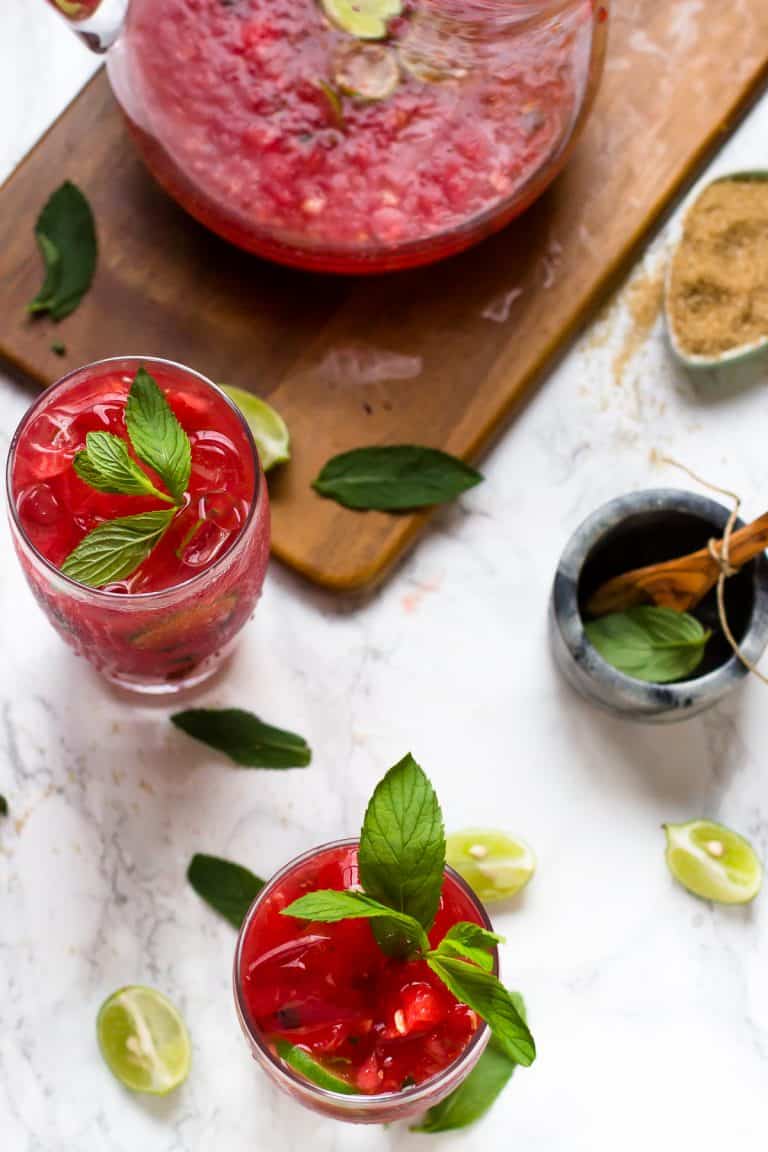 Refreshing Watermelon Mojitos | Jessica in the Kitchen