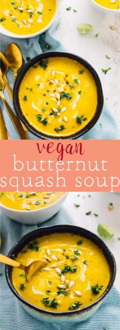 Vegan Butternut Squash Soup - One Pot & Creamy - Jessica in the Kitchen Vegan Butternut Squash Soup - One Pot & Creamy - Jessica in the Kitchen