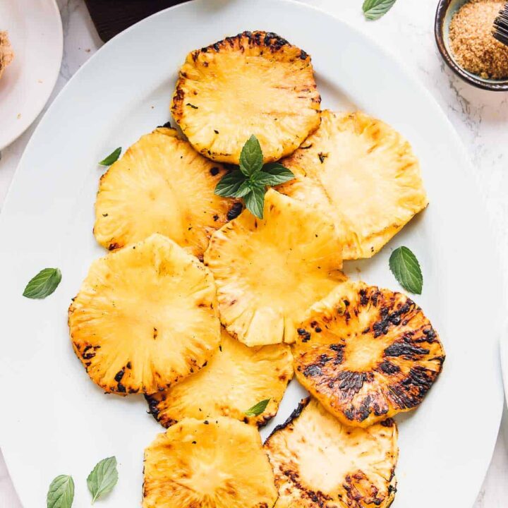 Easy Grilled Pineapples (aka Caramelised Pineapples) - Jessica in the ...