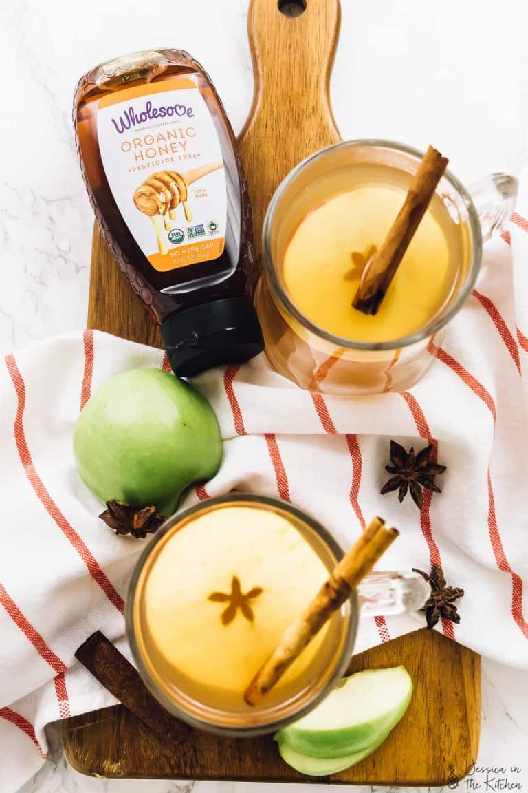 Warm Spiced Apple Cider (Slow Cooker) - Jessica in the Kitchen