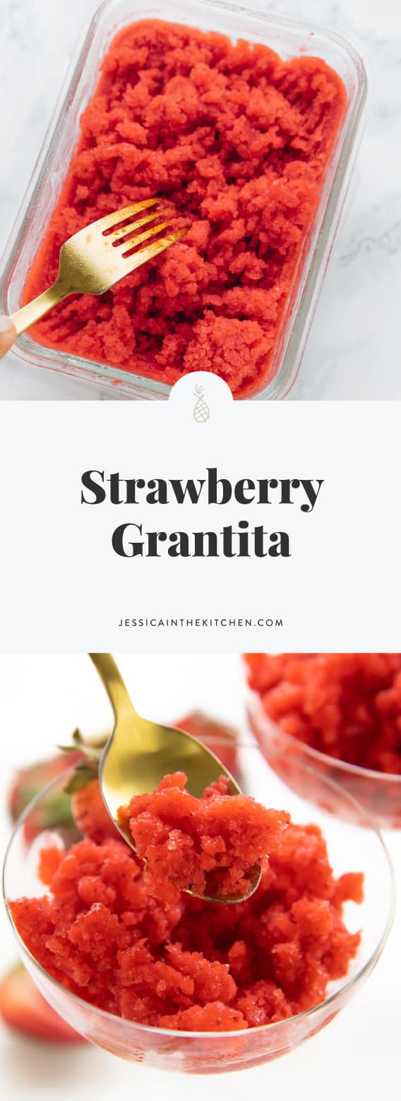 Strawberry Granita - Jessica in the Kitchen