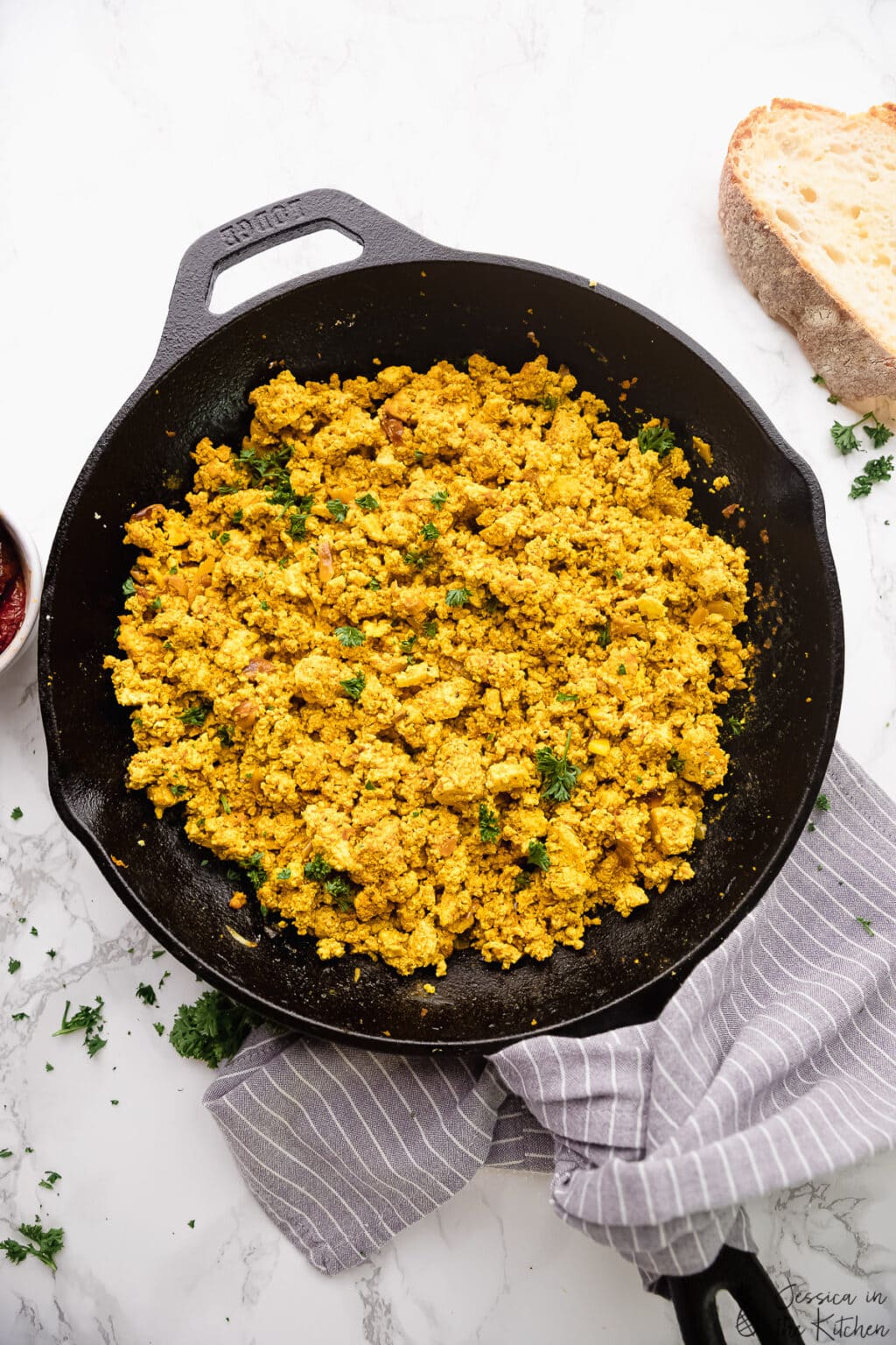 Tofu Scramble Recipe - Jessica in the Kitchen