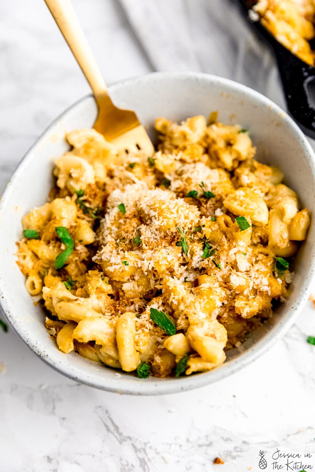 Baked Vegan Mac and Cheese - Jessica in the Kitchen