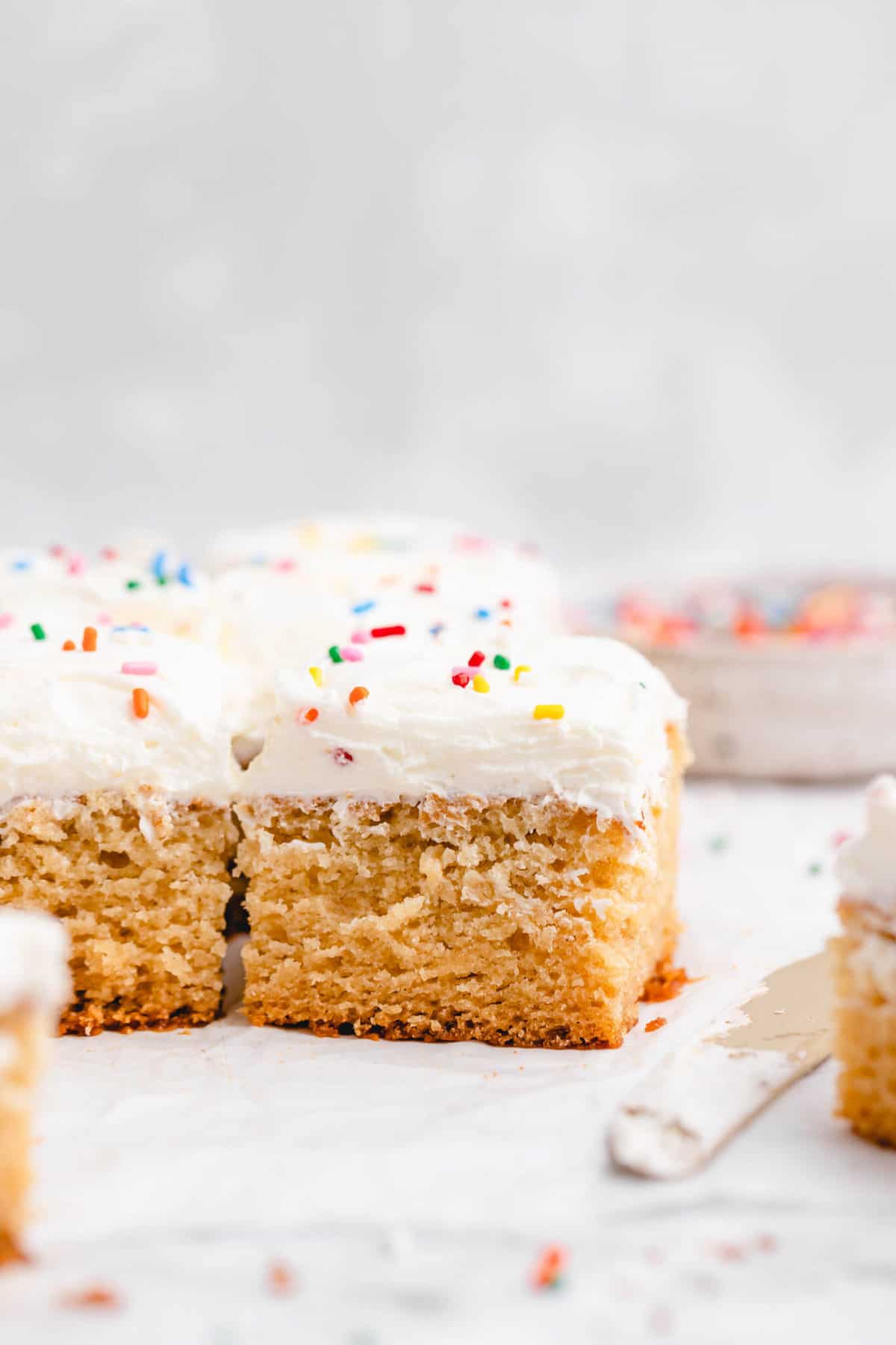 Vanilla Sheet Cake Recipe | Jessica in the Kitchen