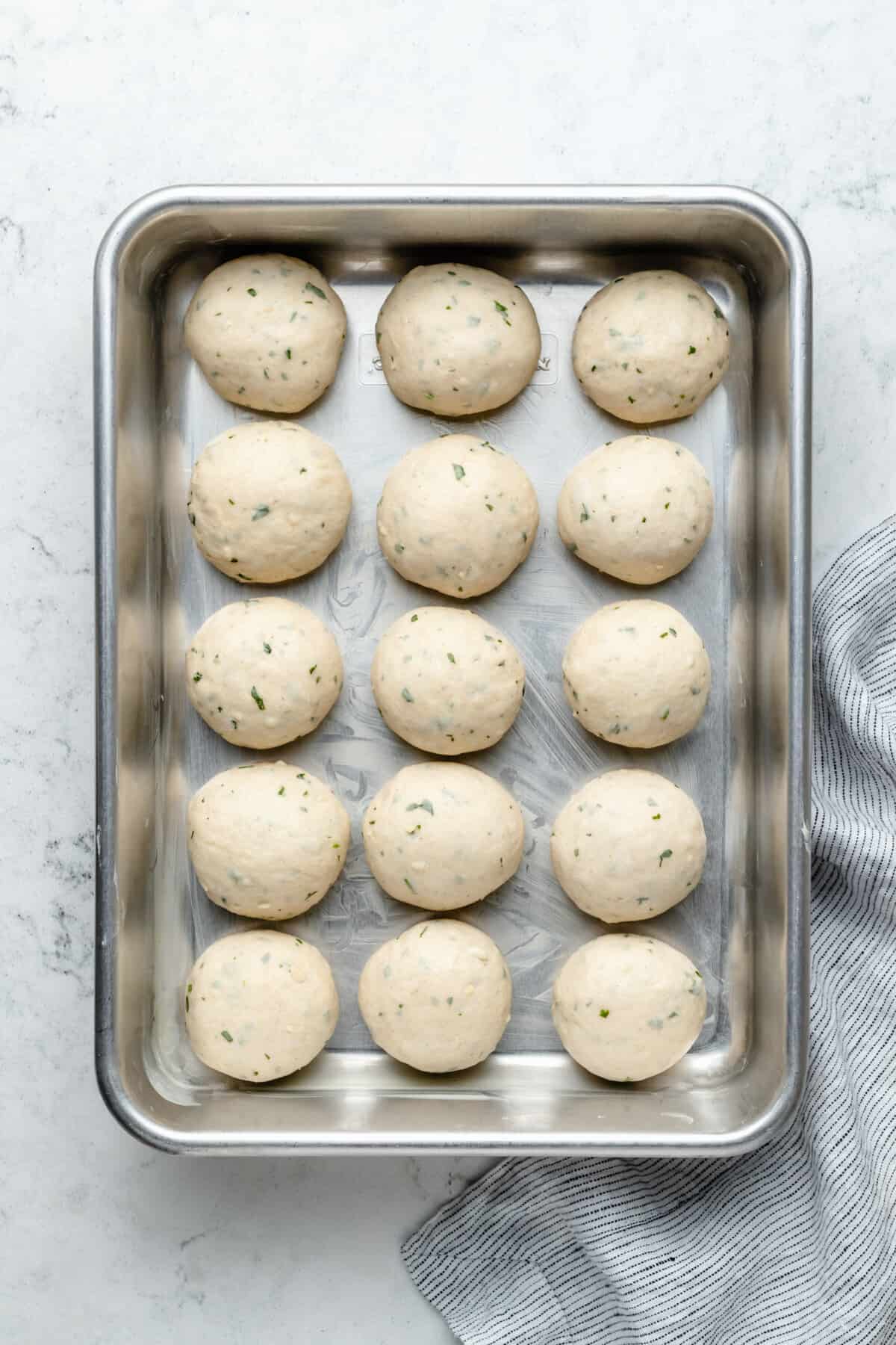 Soft + Buttery Vegan Garlic Parmesan Dinner Rolls | Jessica in the Kitchen
