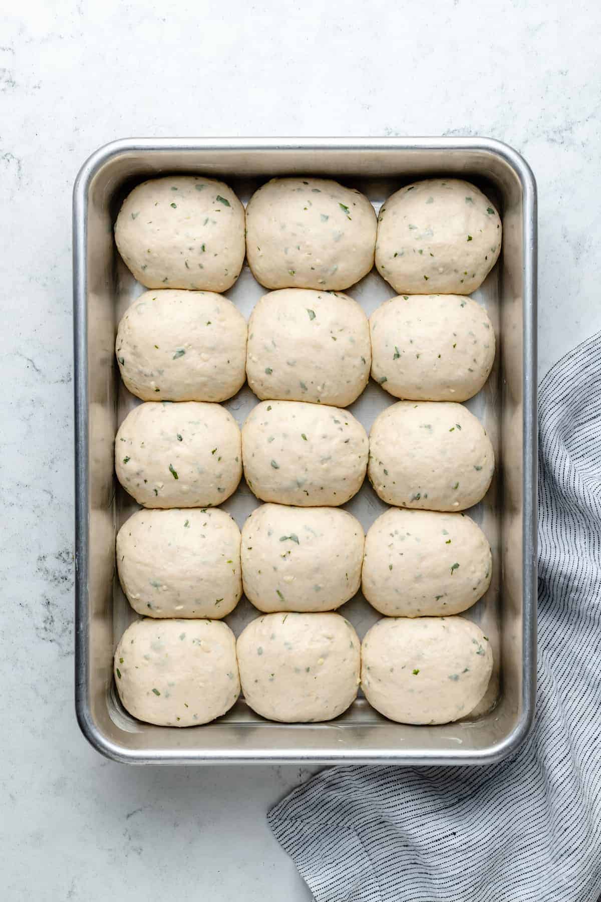 Soft + Buttery Vegan Garlic Parmesan Dinner Rolls | Jessica in the Kitchen