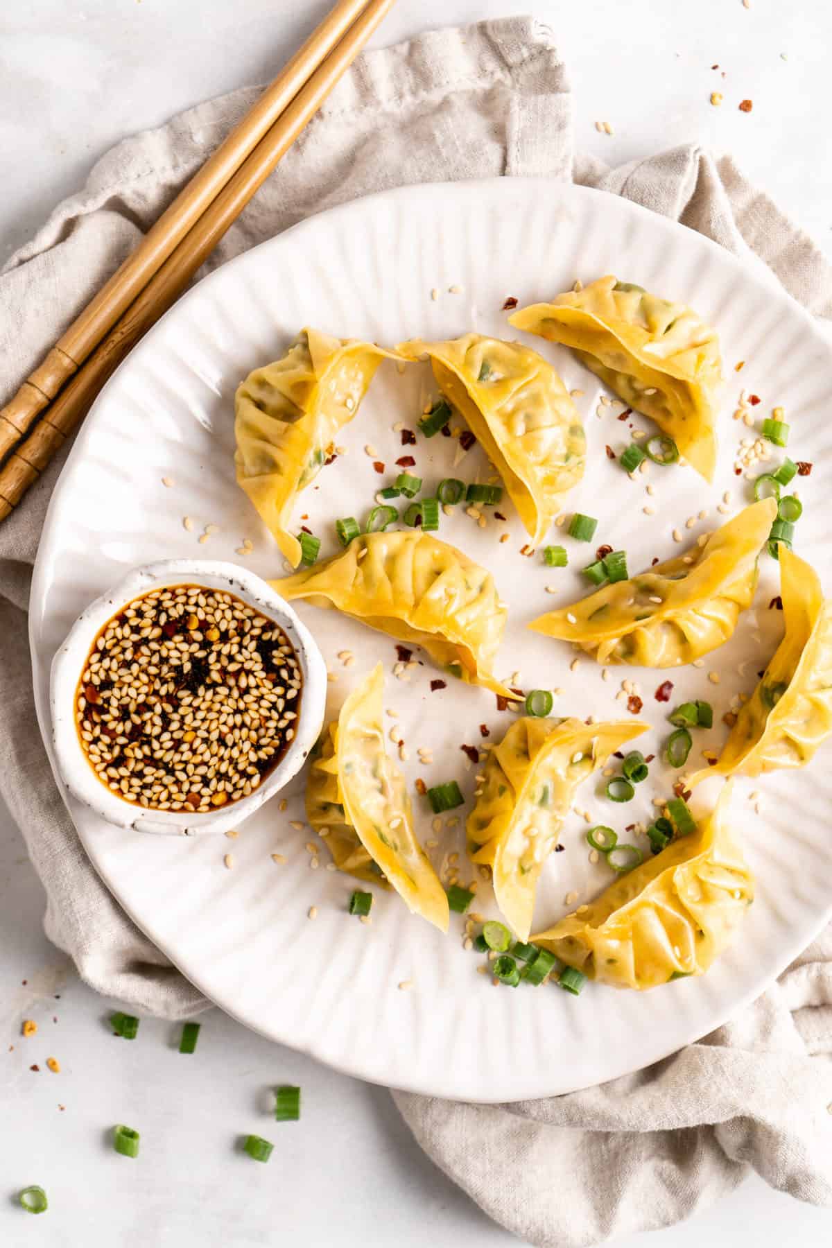 Vegan Potstickers (Chinese Dumplings) | Jessica in the Kitchen