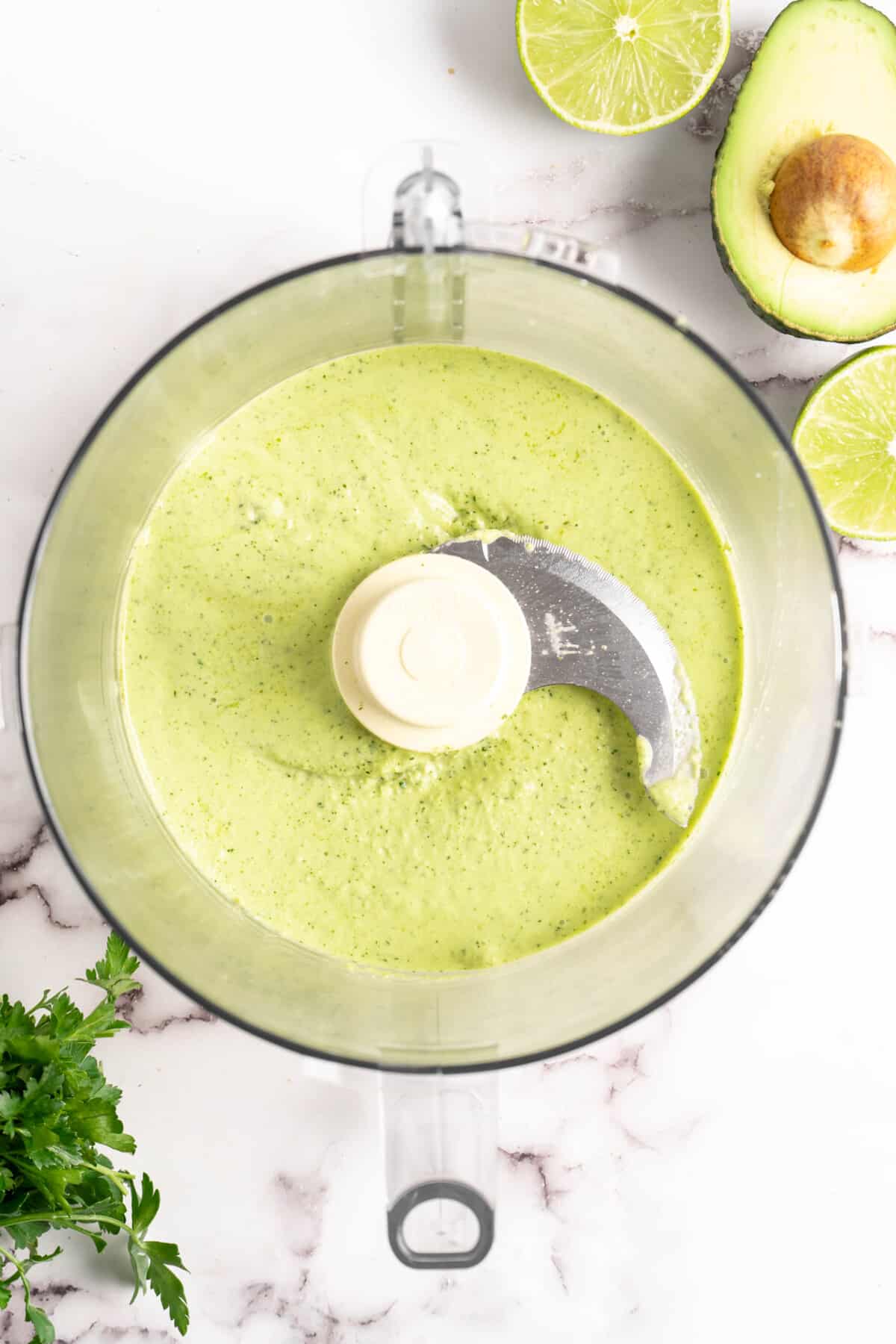 Easy Creamy Vegan Avocado Dressing | Jessica in the Kitchen