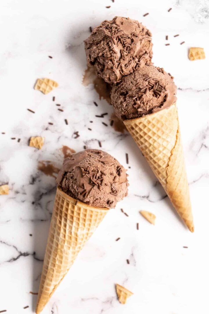 Vegan Chocolate Avocado Ice Cream | Jessica in the Kitchen