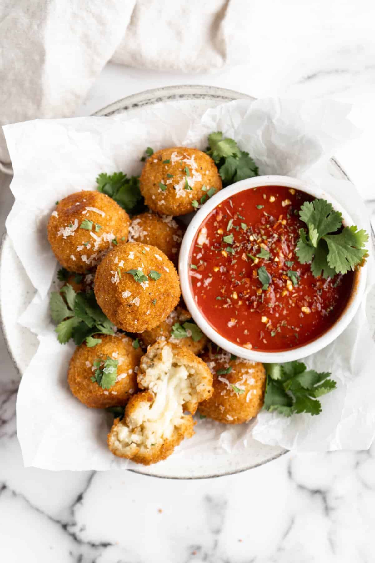 Crispy Vegan Arancini (Italian Rice Balls) | Jessica in the Kitchen