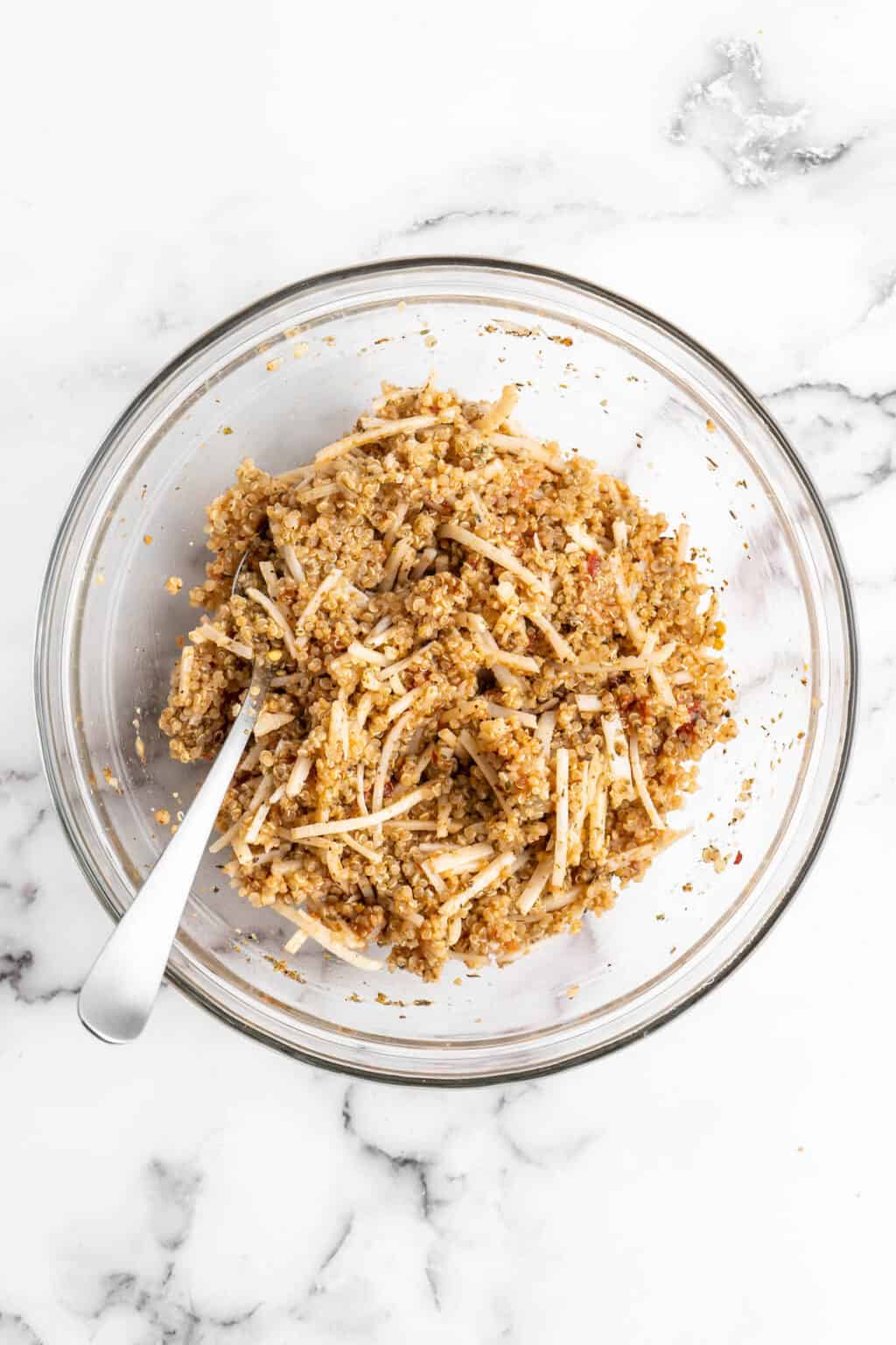 Cheesy Quinoa Pizza Bites | Jessica in the Kitchen