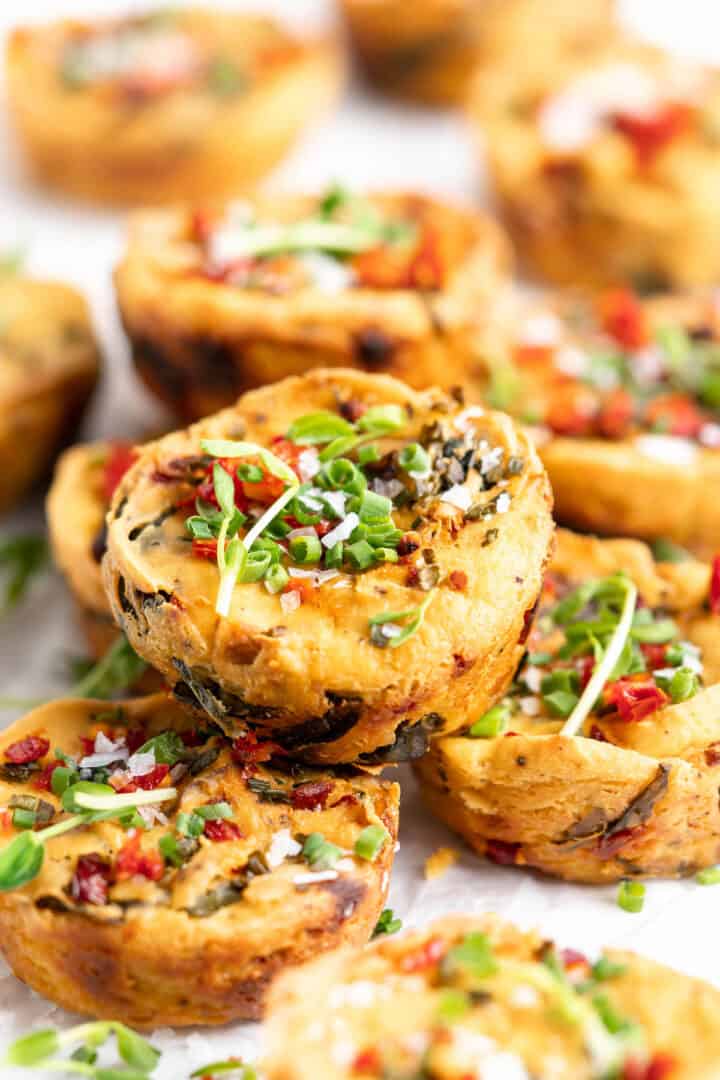 Vegan Quiche Muffins (Made With Tofu!) | Jessica in the Kitchen