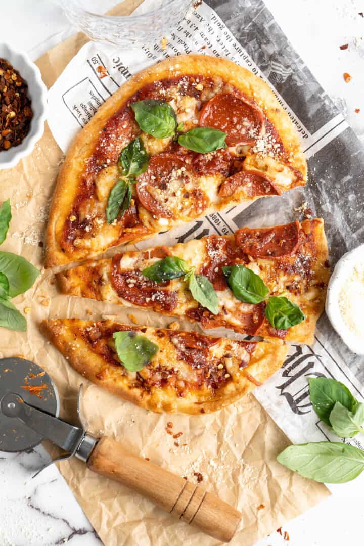 Homemade Vegan Naan Pizza | Jessica in the Kitchen