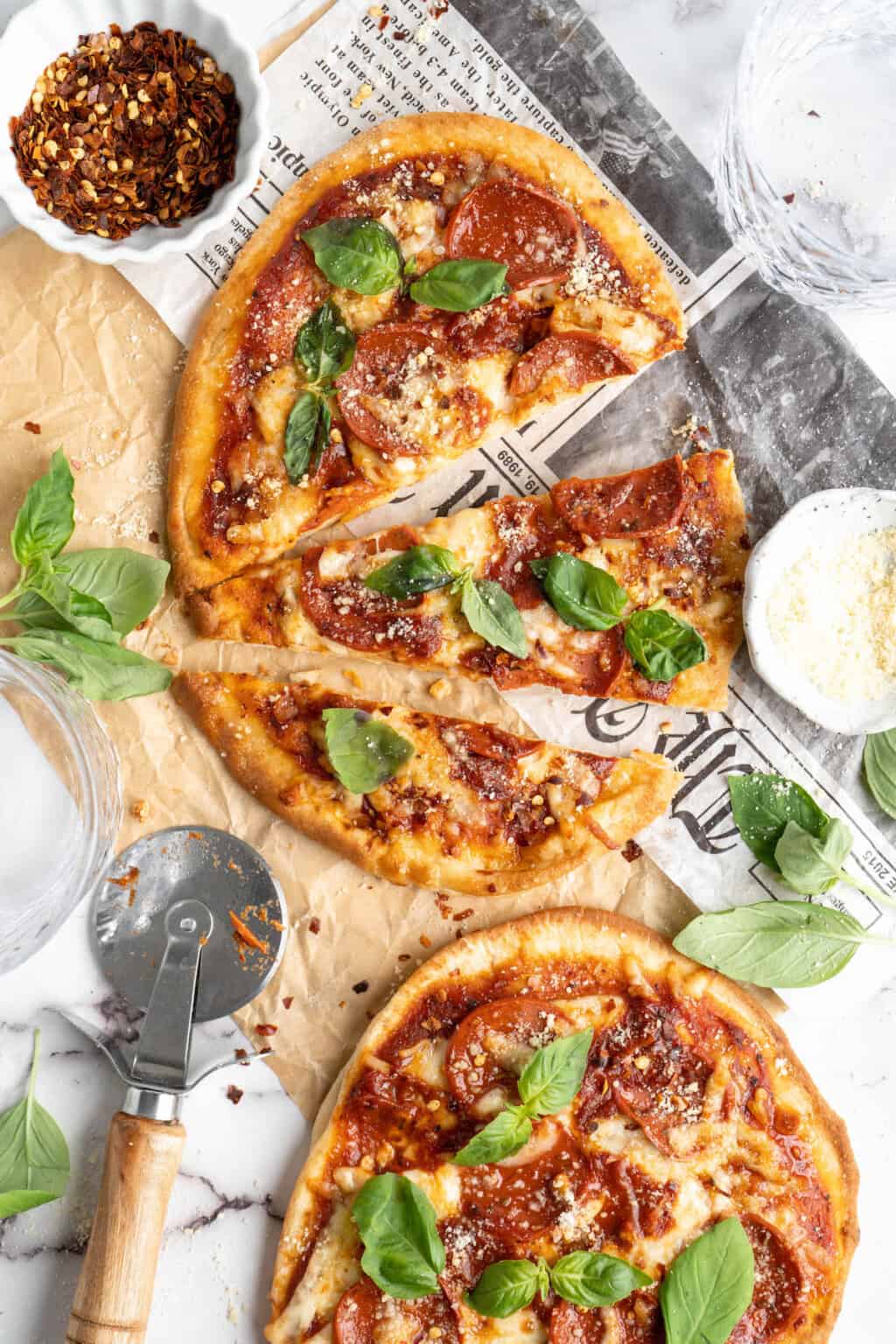 Homemade Vegan Naan Pizza | Jessica in the Kitchen