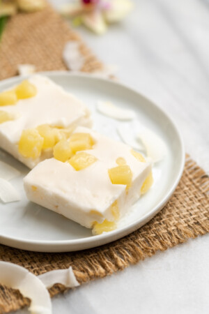 Creamy Coconut Haupia Recipe | Jessica in the Kitchen