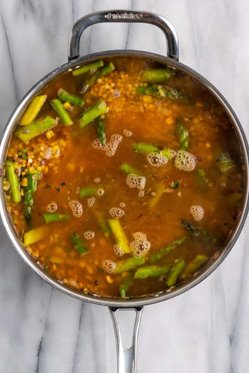 Vegan Herb & Veggie Fregola | Jessica in the Kitchen