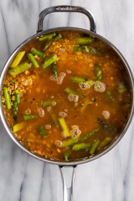 Vegan Herb & Veggie Fregola | Jessica in the Kitchen