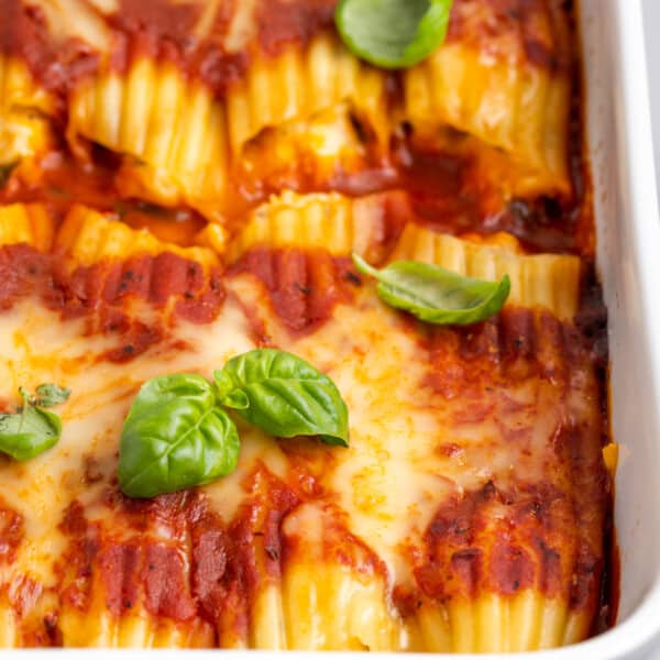 Vegan Manicotti With Spinach and Ricotta | Jessica in the Kitchen