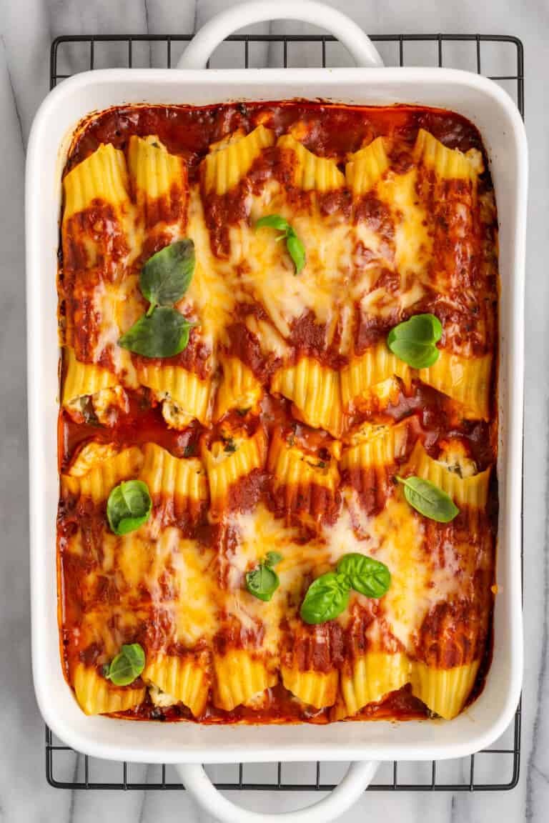 Vegan Manicotti With Spinach and Ricotta | Jessica in the Kitchen