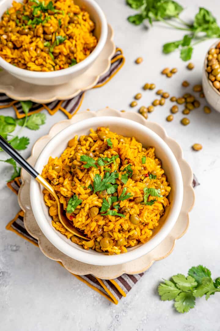 Vegan Puerto Rican Rice and Beans | Jessica in the Kitchen