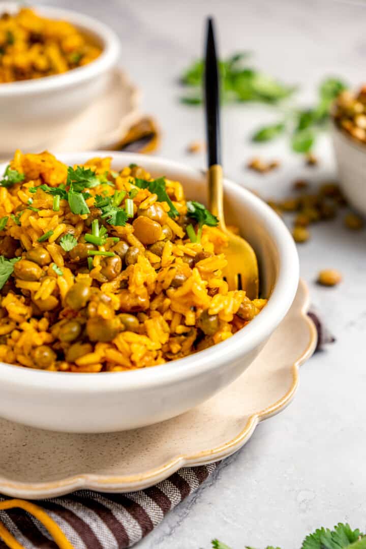 Vegan Puerto Rican Rice And Beans Jessica In The Kitchen
