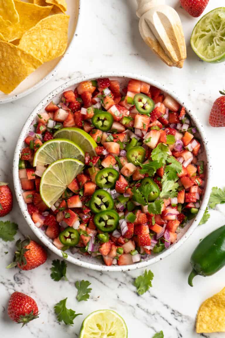 Fresh Strawberry Salsa | Jessica in the Kitchen