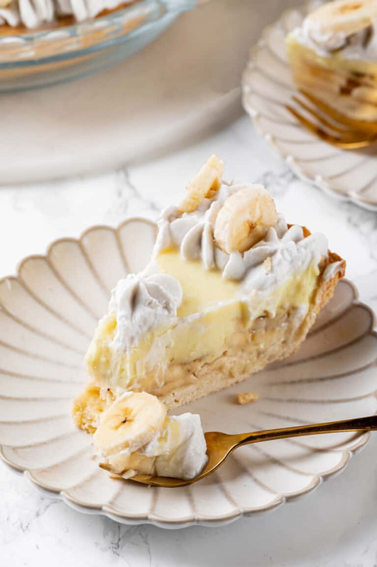 Vegan Banana Cream Pie | Jessica in the Kitchen