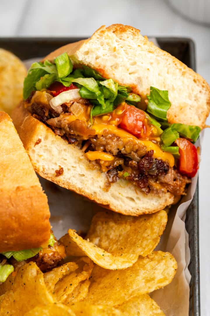 Easy Chopped Cheese Sandwich | Jessica in the Kitchen