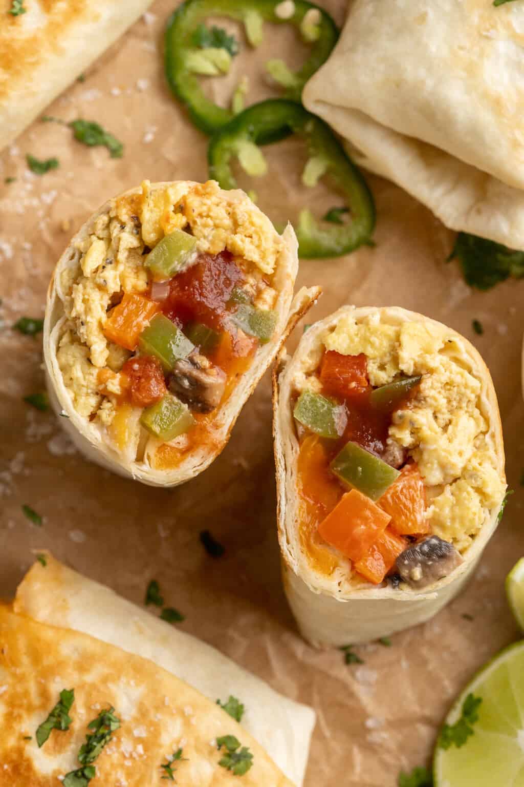 Vegan Breakfast Burritos | Jessica in the Kitchen