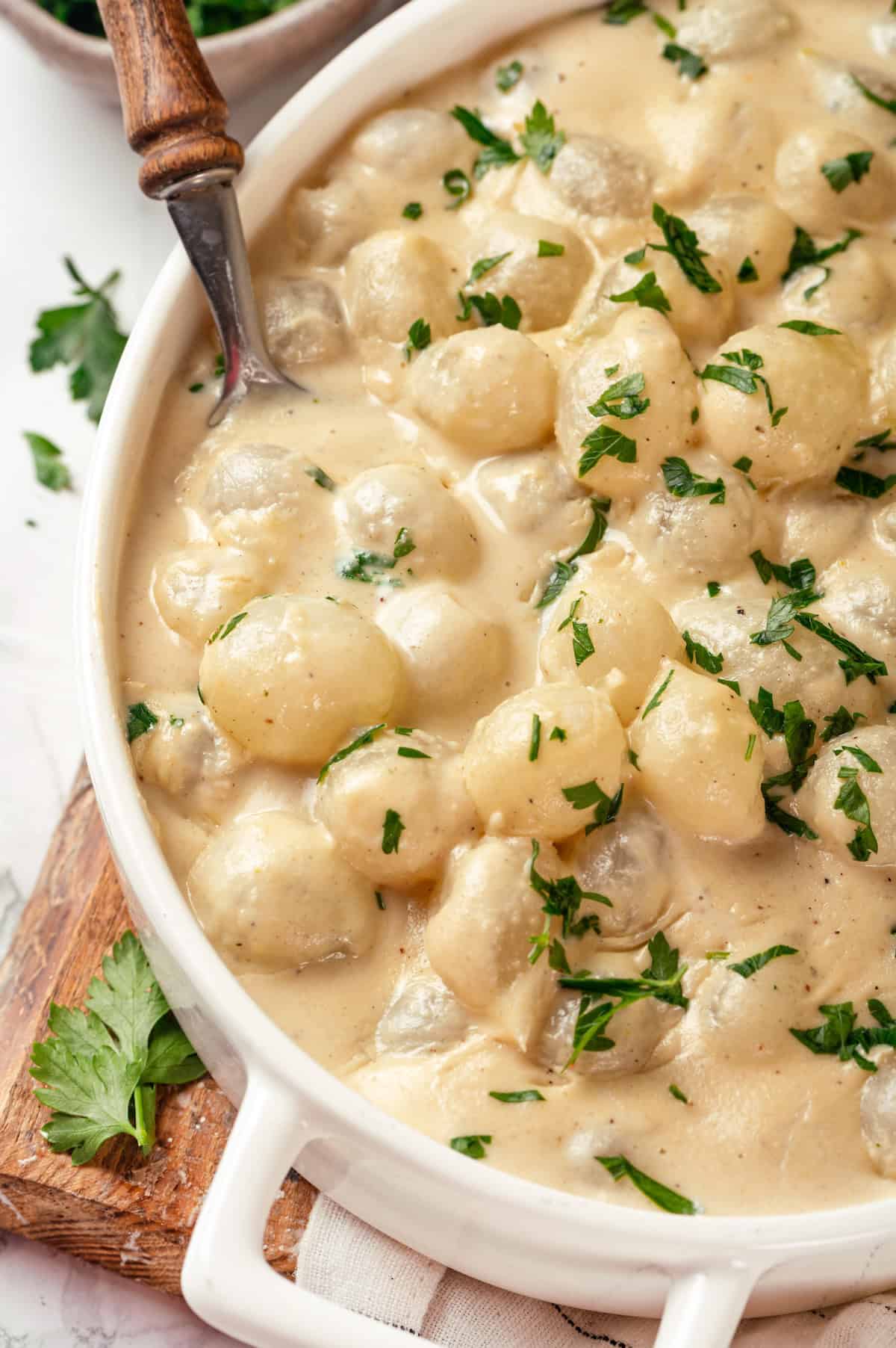 Creamed Onions | Jessica in the Kitchen