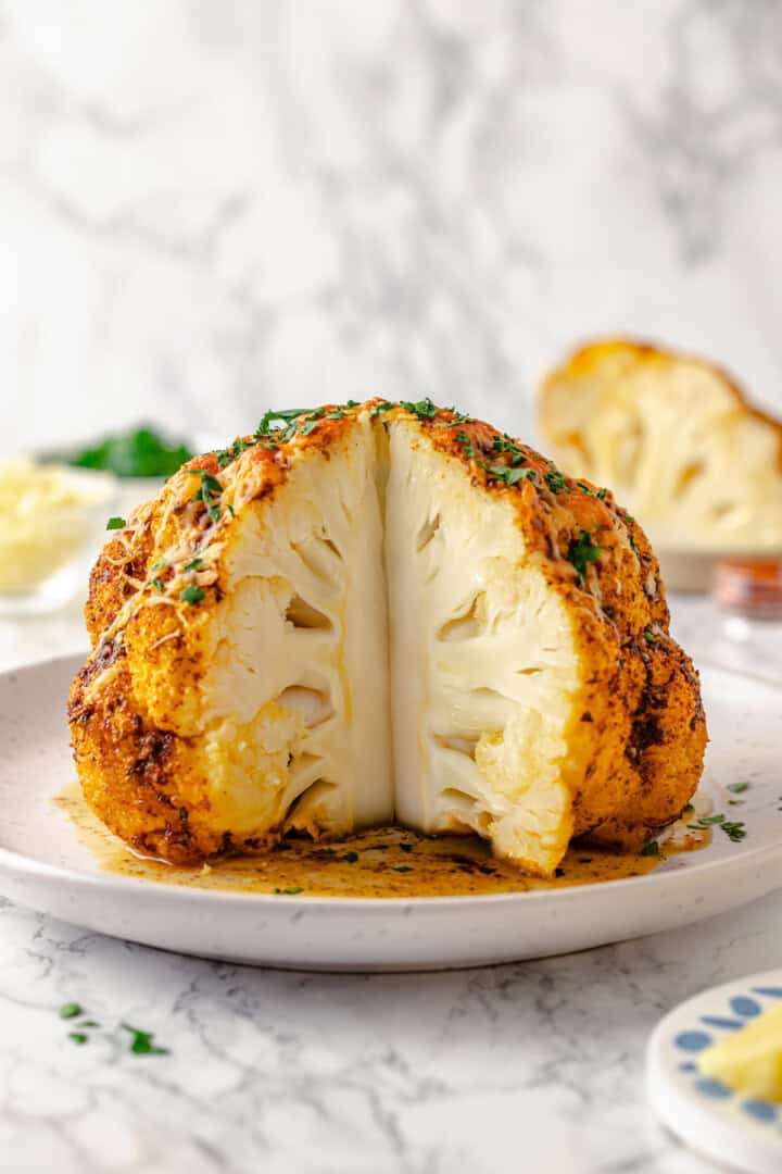 Whole Roasted Cauliflower | Jessica in the Kitchen