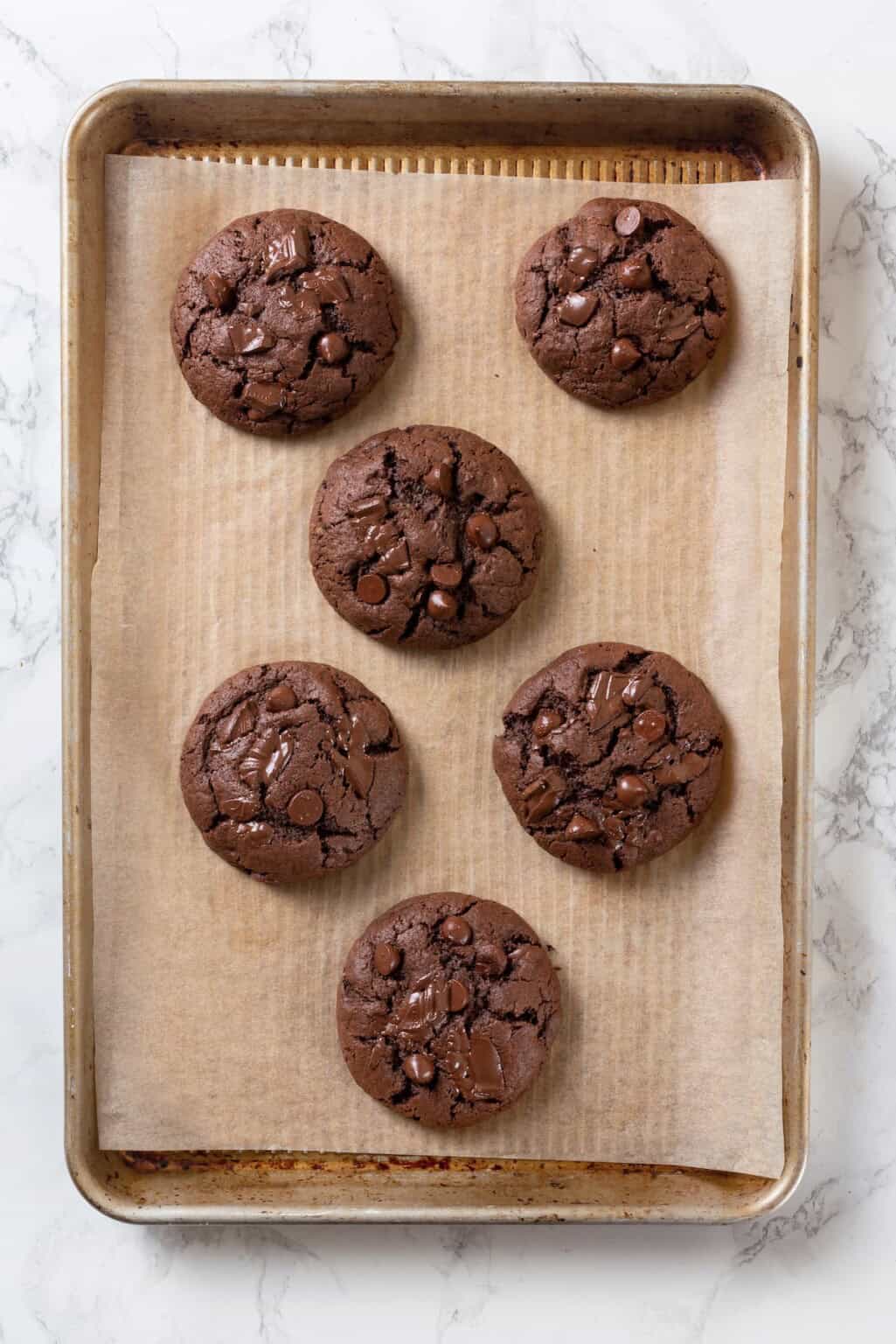Double Chocolate Chunk Cookies | Jessica in the Kitchen