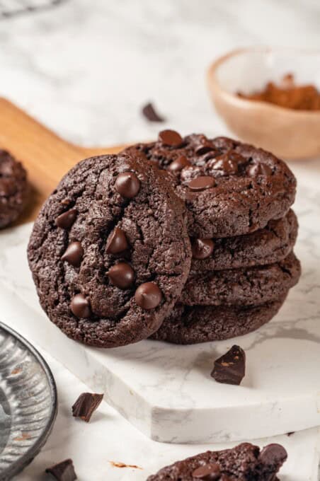 Double Chocolate Chunk Cookies | Jessica in the Kitchen