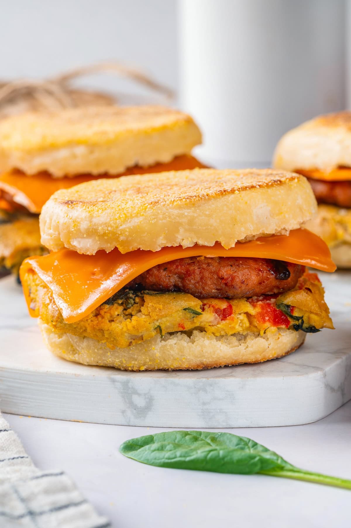 Make-Ahead Vegan Breakfast Sandwich | Jessica in the Kitchen