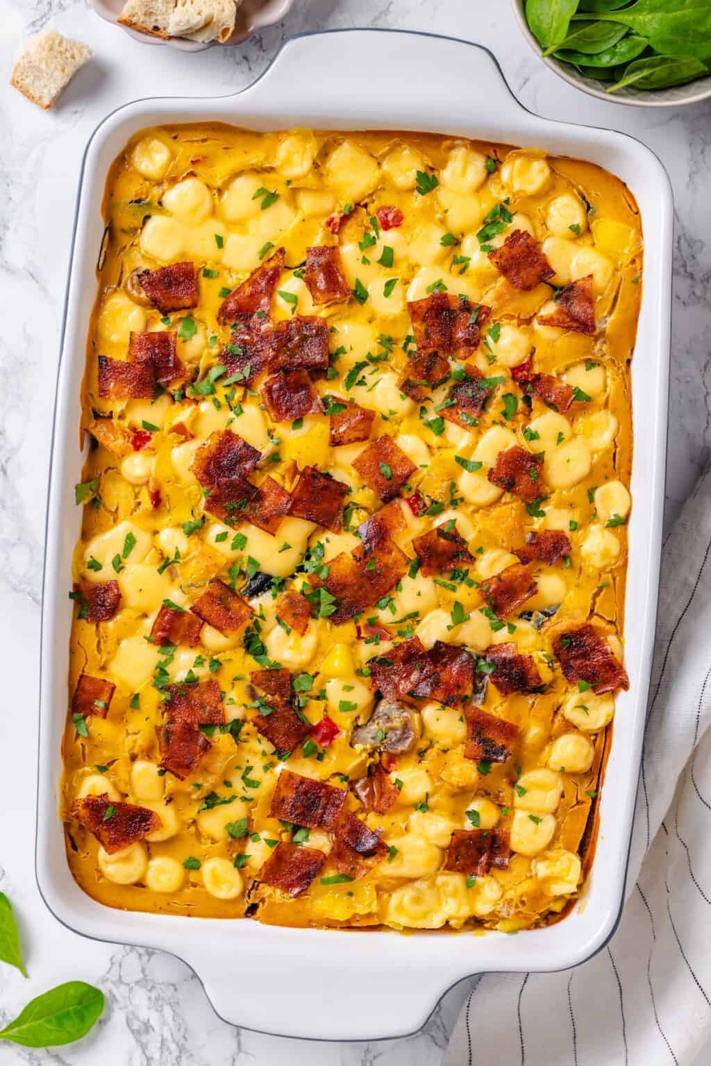Overnight Breakfast Strata Recipe | Jessica in the Kitchen