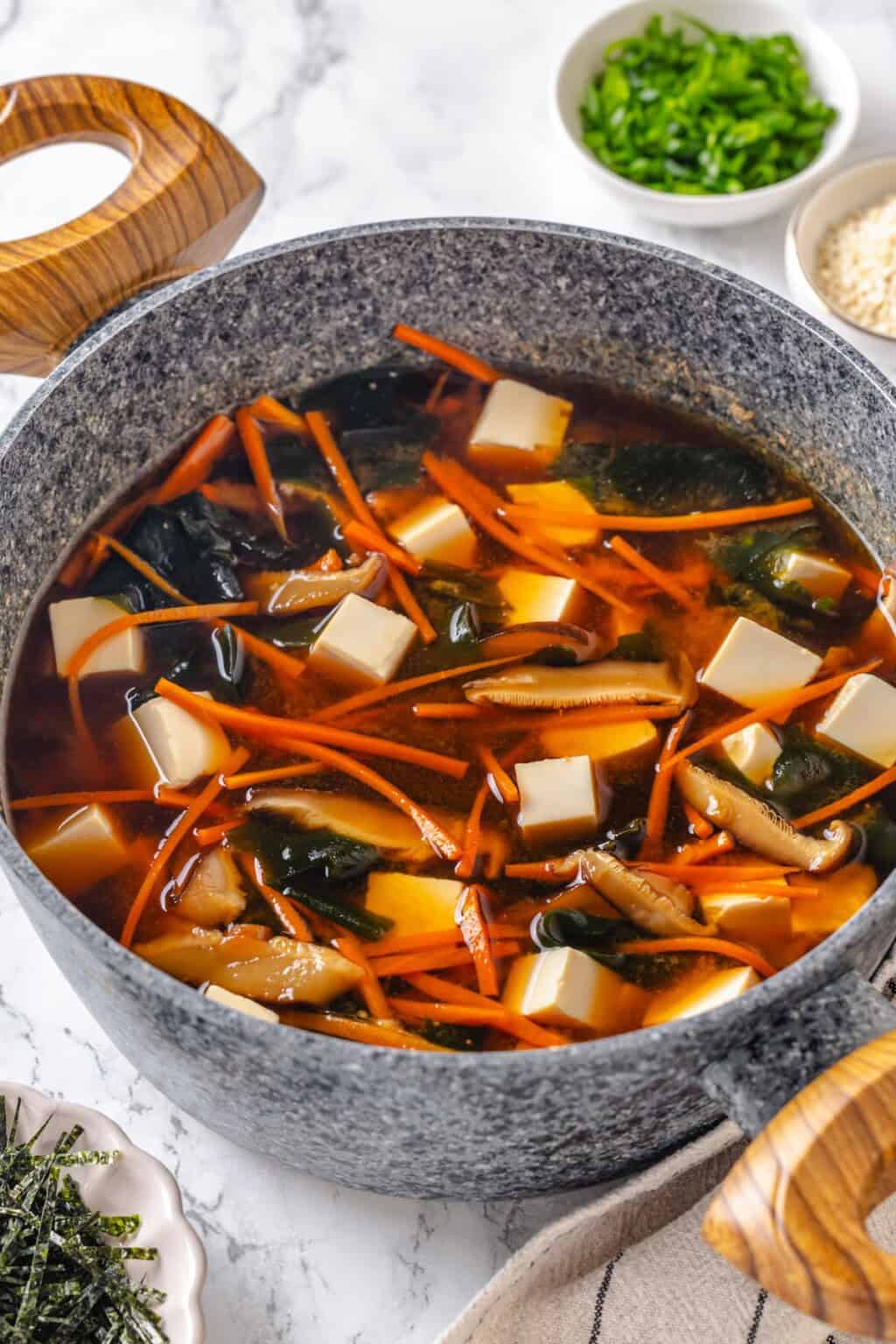 Easy Miso Tofu Soup | Jessica in the Kitchen
